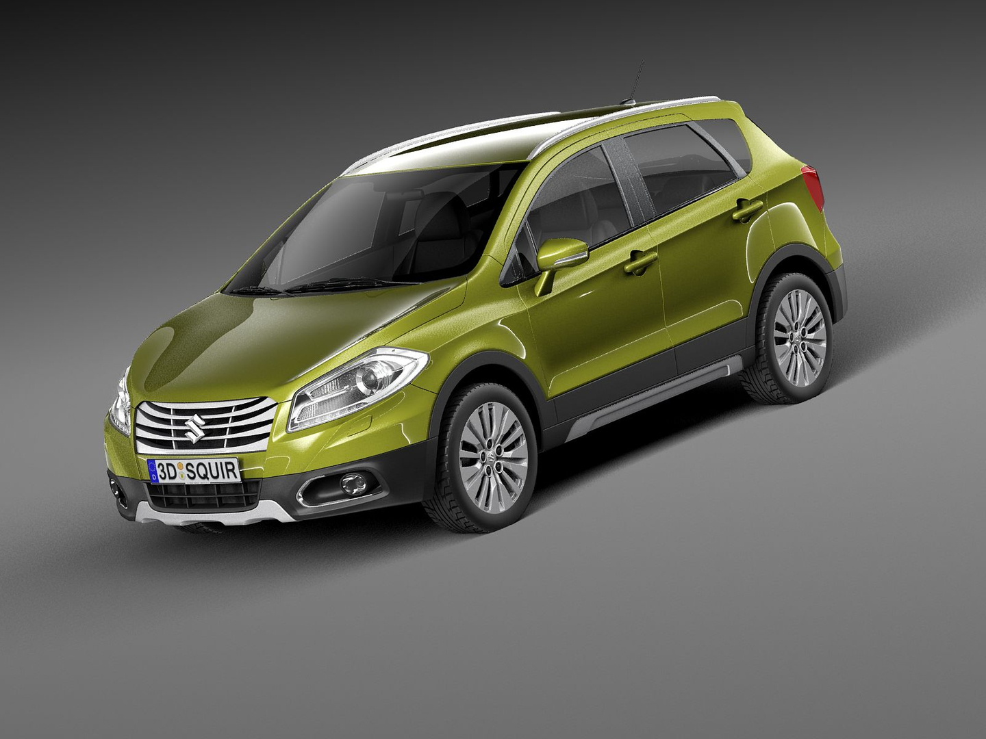 suzuki sx4 2014 suv 3d model