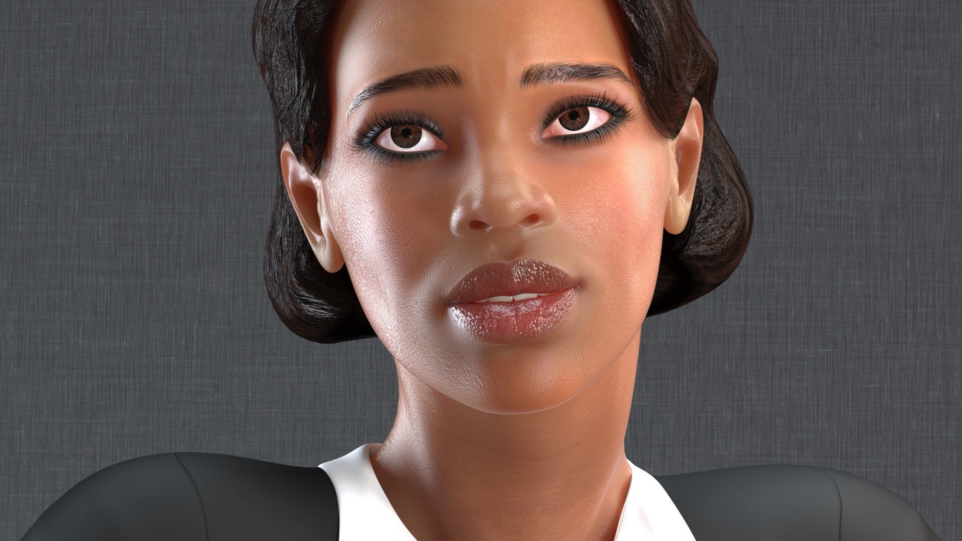 Light Skin Judge Woman Female Model - TurboSquid 1661271