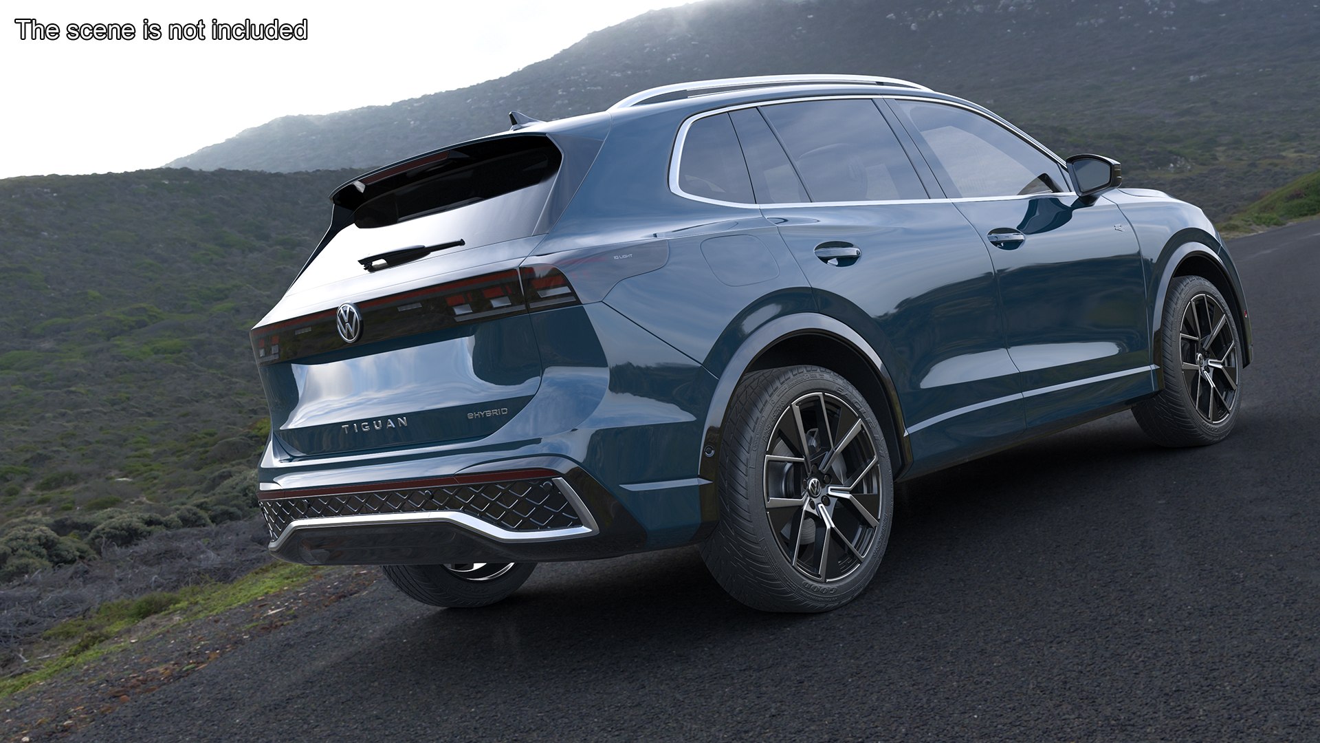 3D 2024 Volkswagen Tiguan R-Line Turquoise Model - TurboSquid 2385507