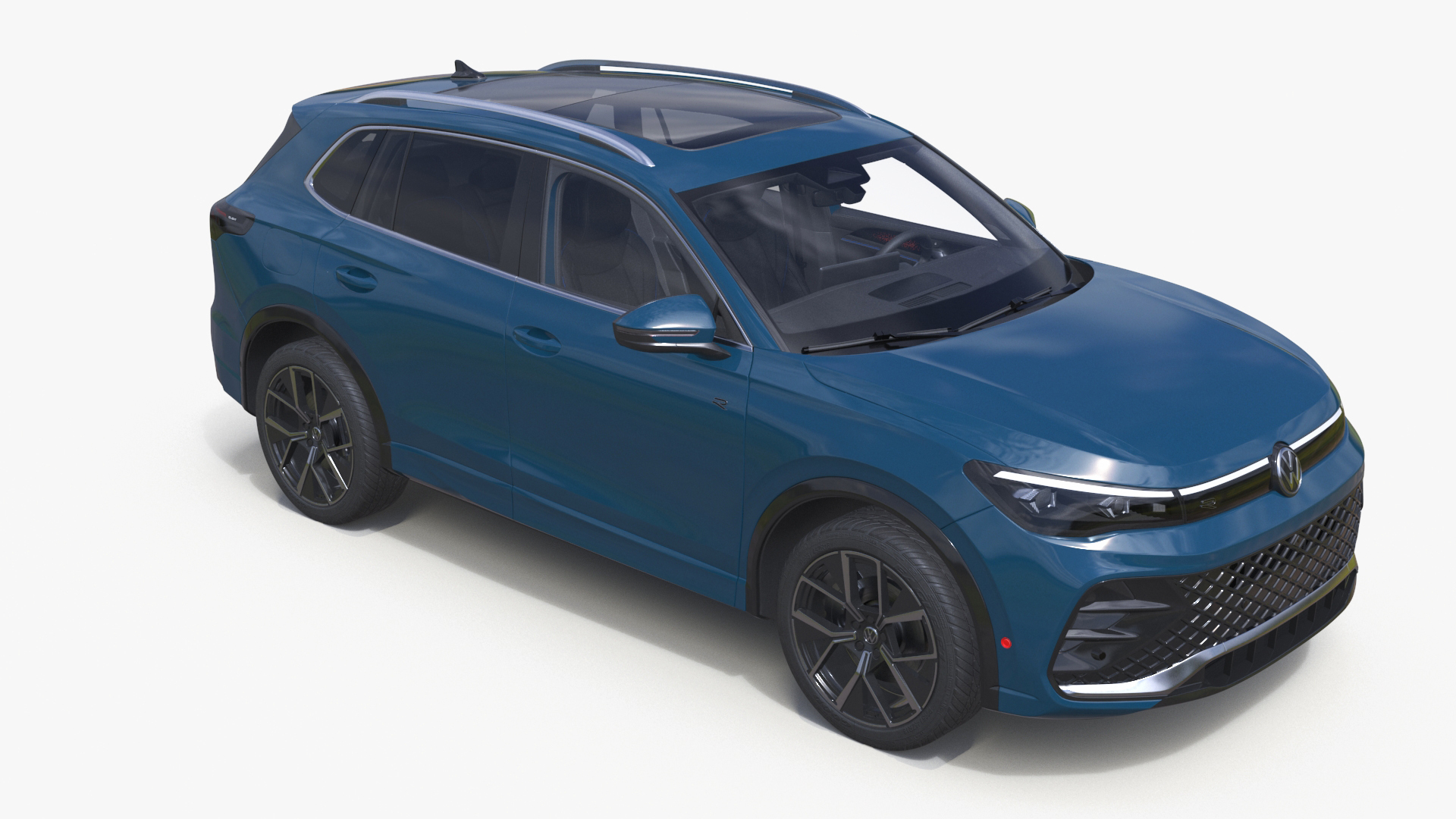 3D 2024 Volkswagen Tiguan R-Line Turquoise Model - TurboSquid 2385507