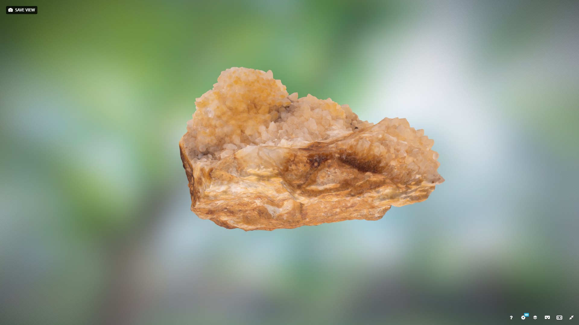 3D Model Quartz Crystal Geode - TurboSquid 1384135