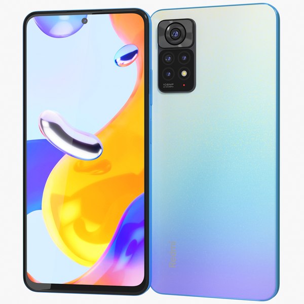3D Xiaomi Redmi Note 11 Pro Blue - TurboSquid 1864329