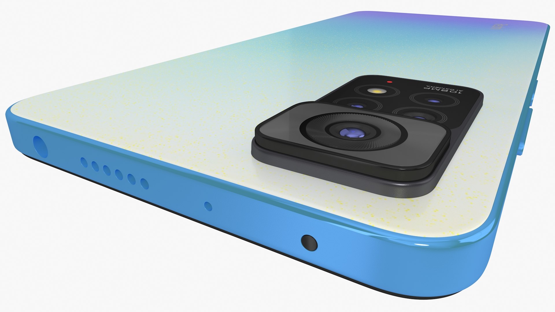 3D Xiaomi Redmi Note 11 Pro Blue - TurboSquid 1864329