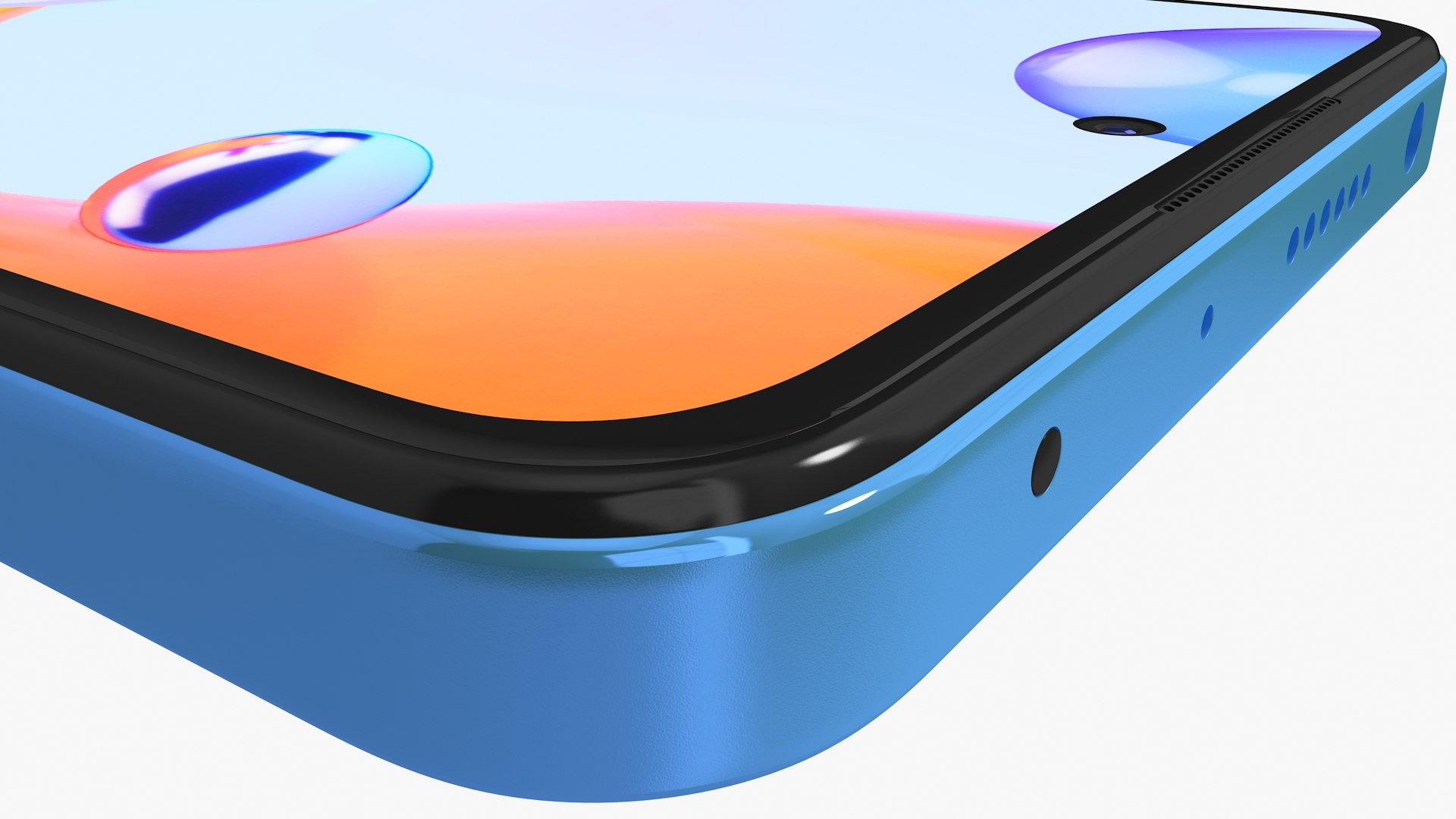 3D Xiaomi Redmi Note 11 Pro Blue - TurboSquid 1864329