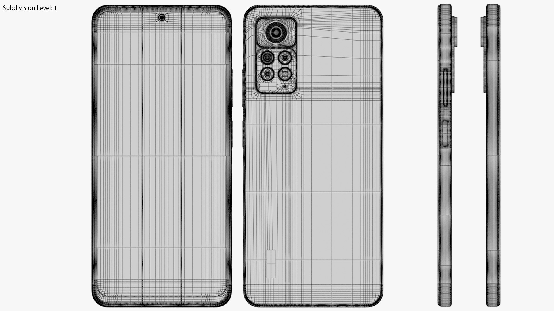 3D Xiaomi Redmi Note 11 Pro Blue - TurboSquid 1864329