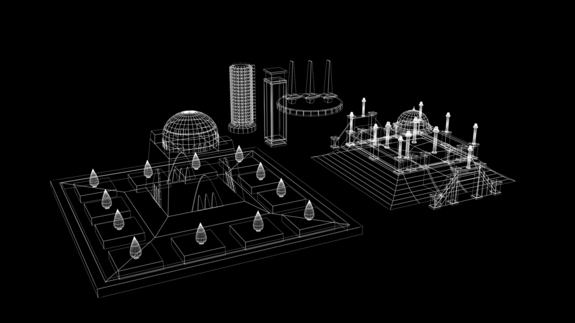 3D Karachi Landmarks Model - TurboSquid 2077128