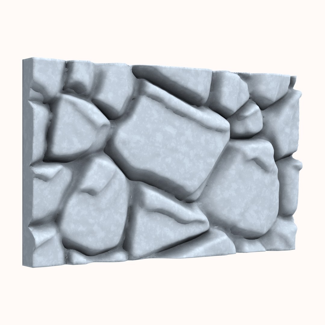 3D Stone Walls - 6 Models Asset_02 Model - TurboSquid 2416501