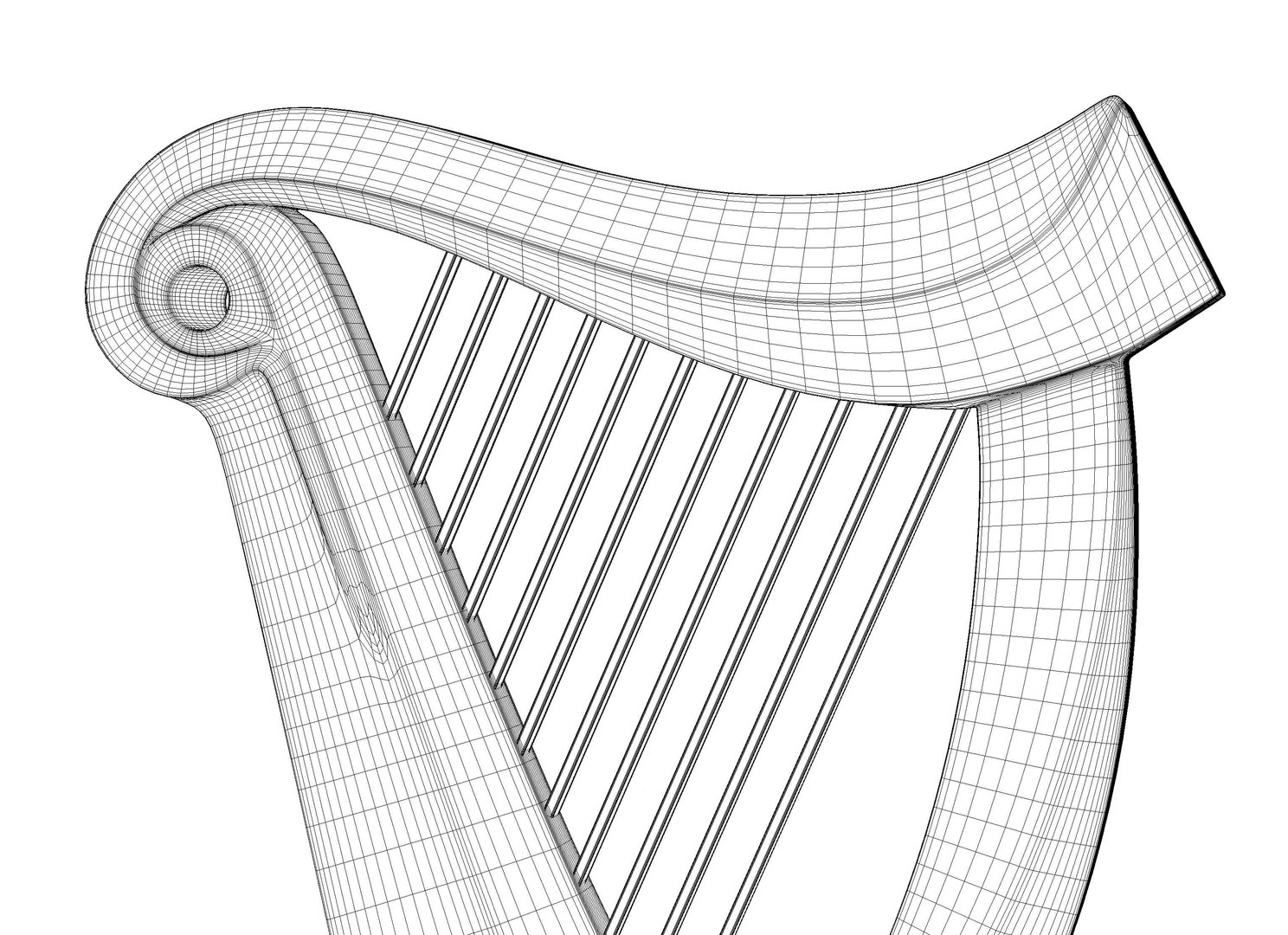 Guinness Harp Model 3D Model - TurboSquid 2294454