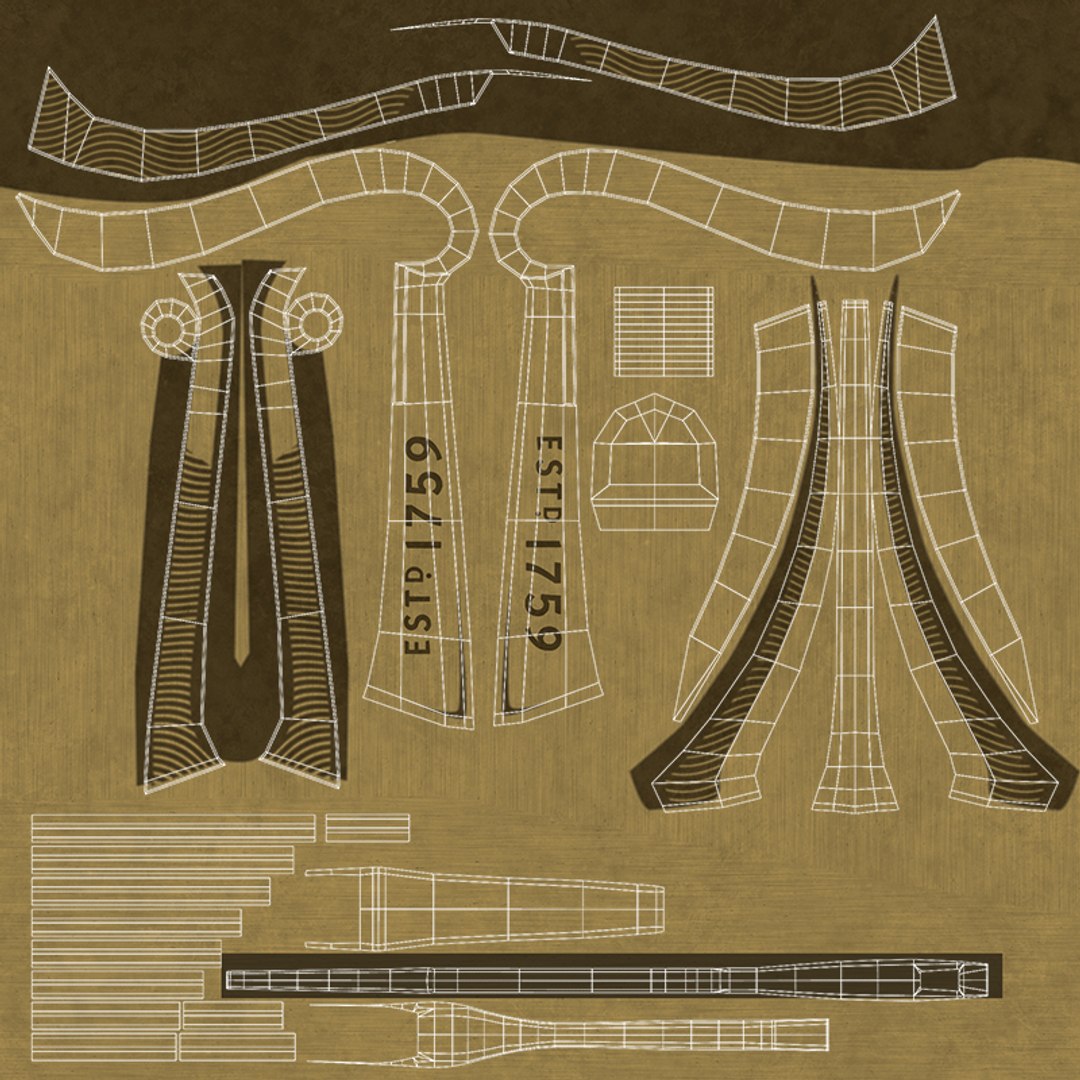 Guinness Harp Model 3D Model - TurboSquid 2294454