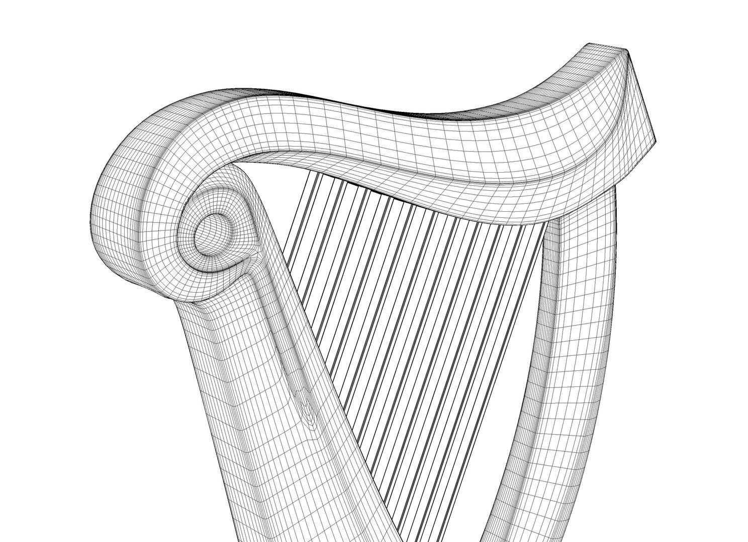 Guinness Harp Model 3D Model - TurboSquid 2294454