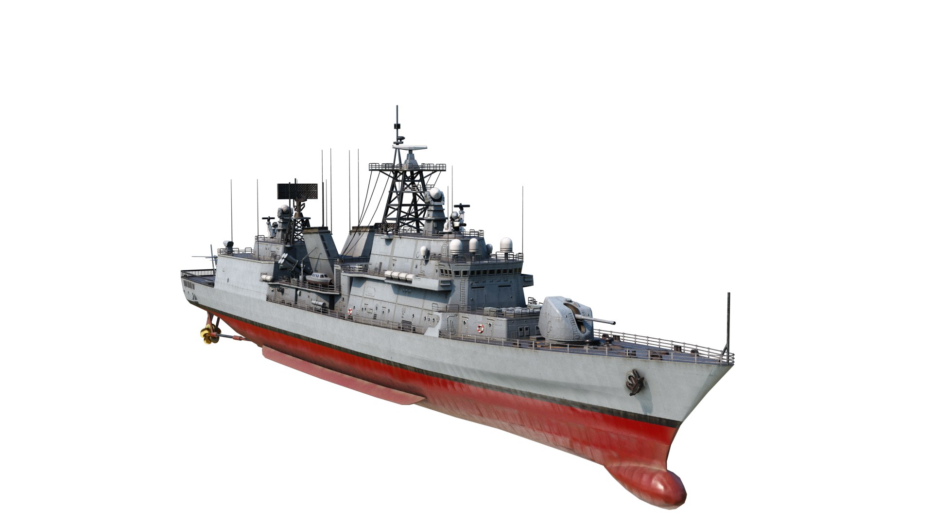 South Korean Navy Gwanggaeto The Great-class Destroyer 3D - TurboSquid ...