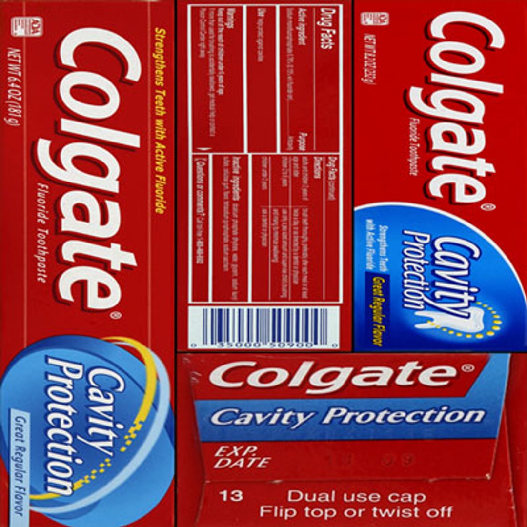 3d Colgate Paste Toothpaste Model