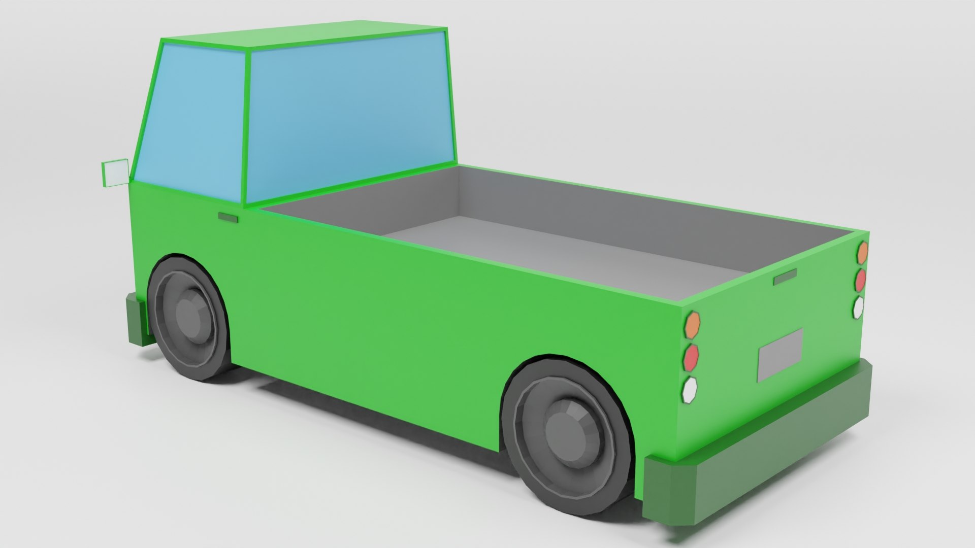 3D Model LOW-POLY PICK UPCARSTWENTY - TurboSquid 2370475