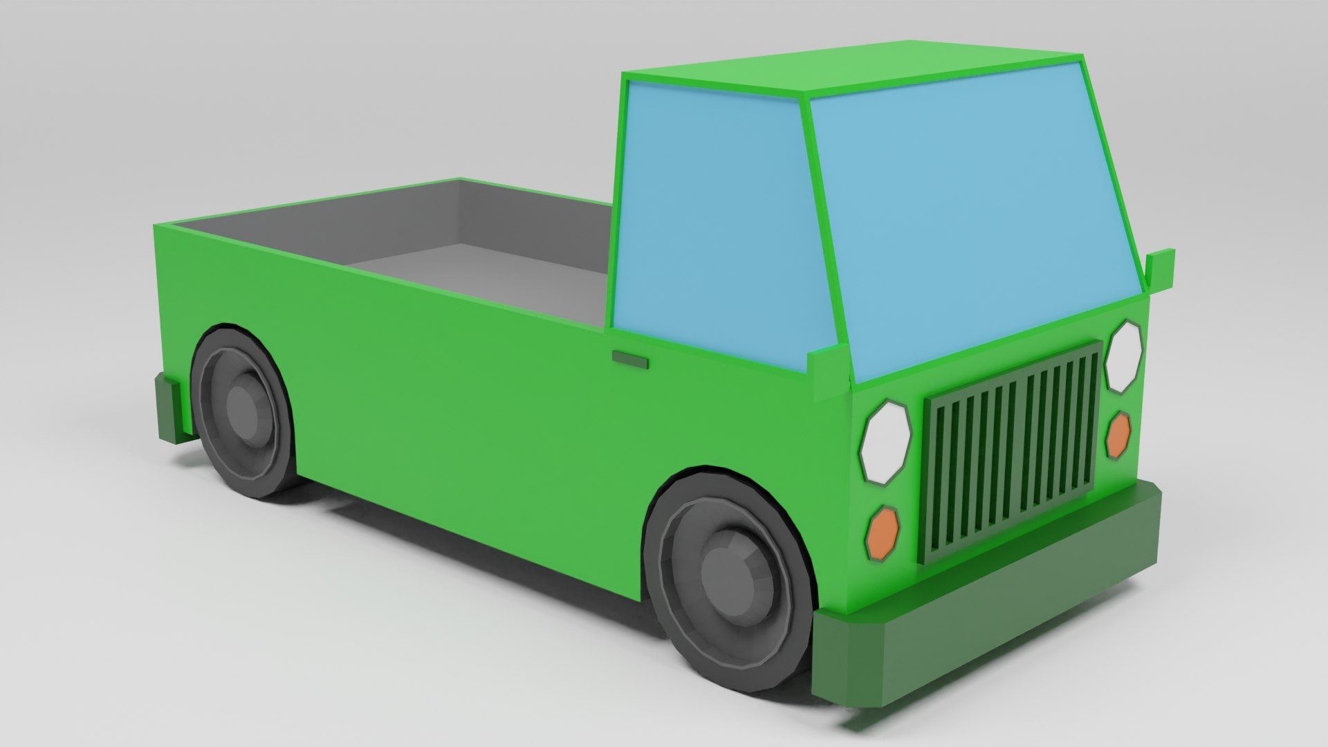 3D Model LOW-POLY PICK UPCARSTWENTY - TurboSquid 2370475