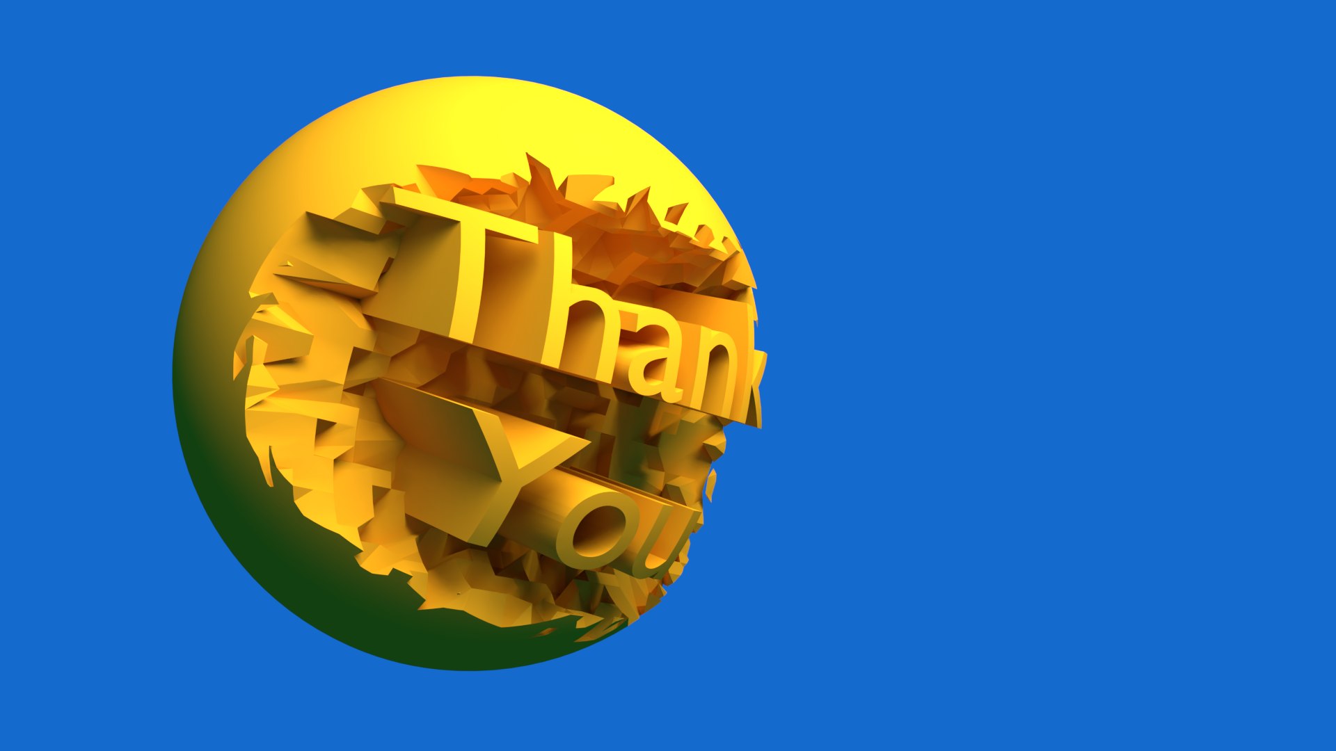 3D Carved Thank Text - TurboSquid 1447472