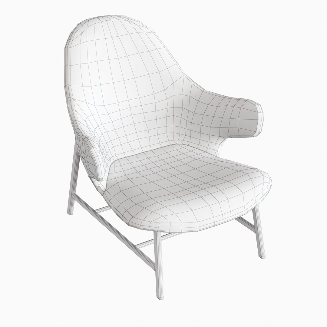 3D Model Catch Lounge Chair - TurboSquid 1192104