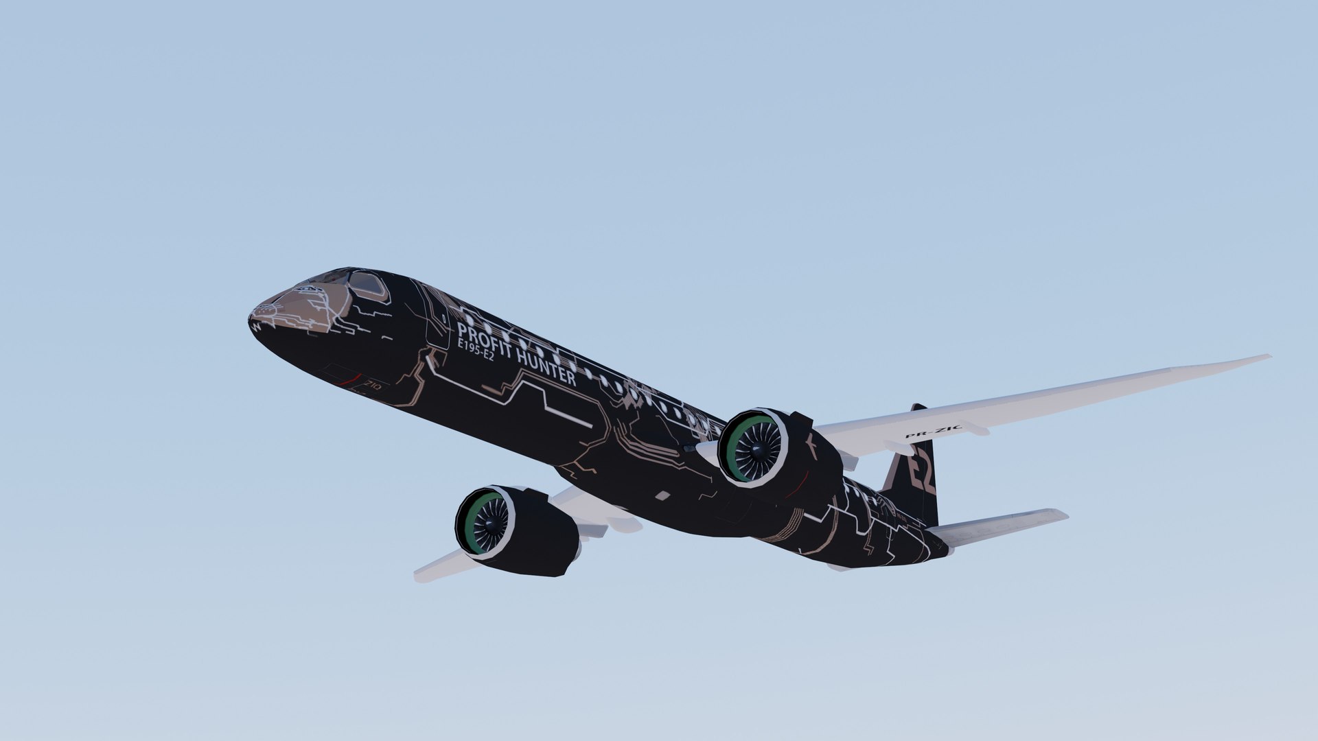 3D Embraer E-195 E-jets Model - TurboSquid 1574240