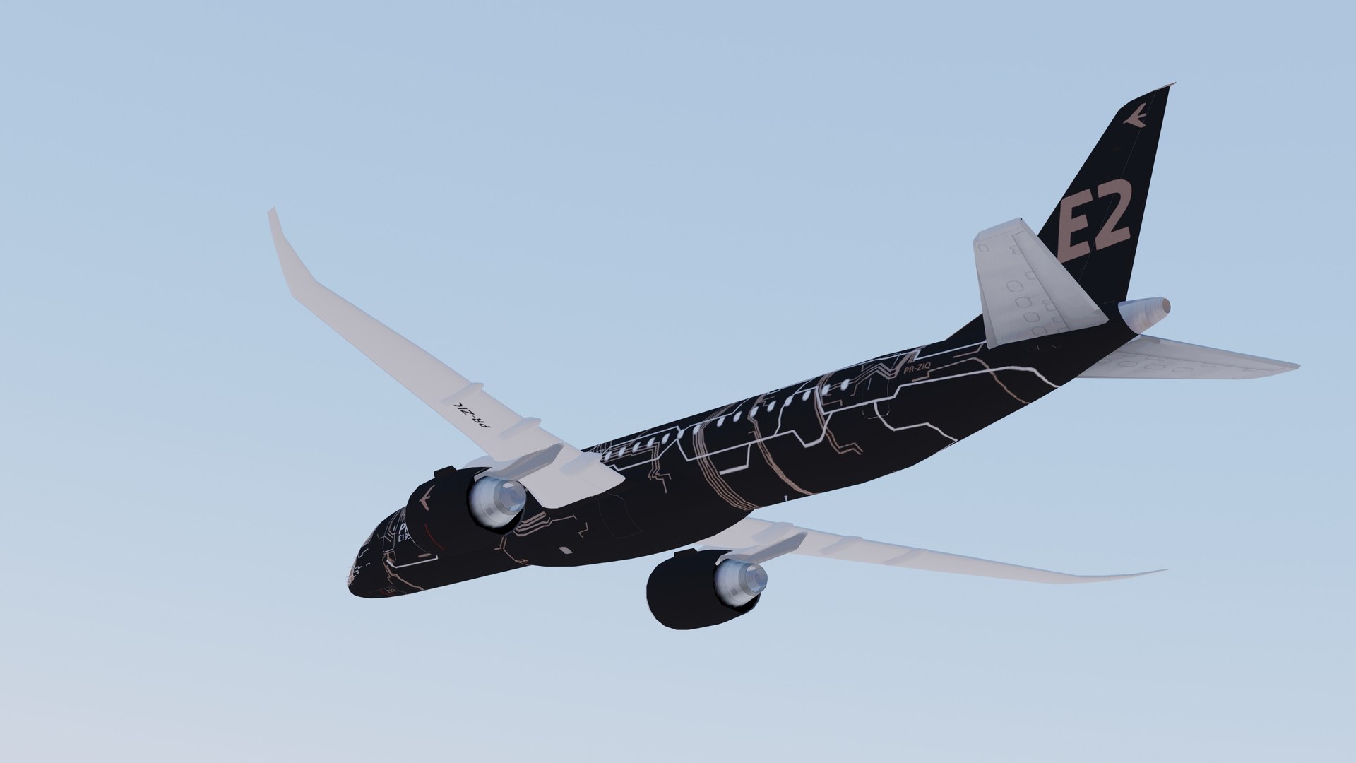 3D Embraer E-195 E-jets Model - TurboSquid 1574240