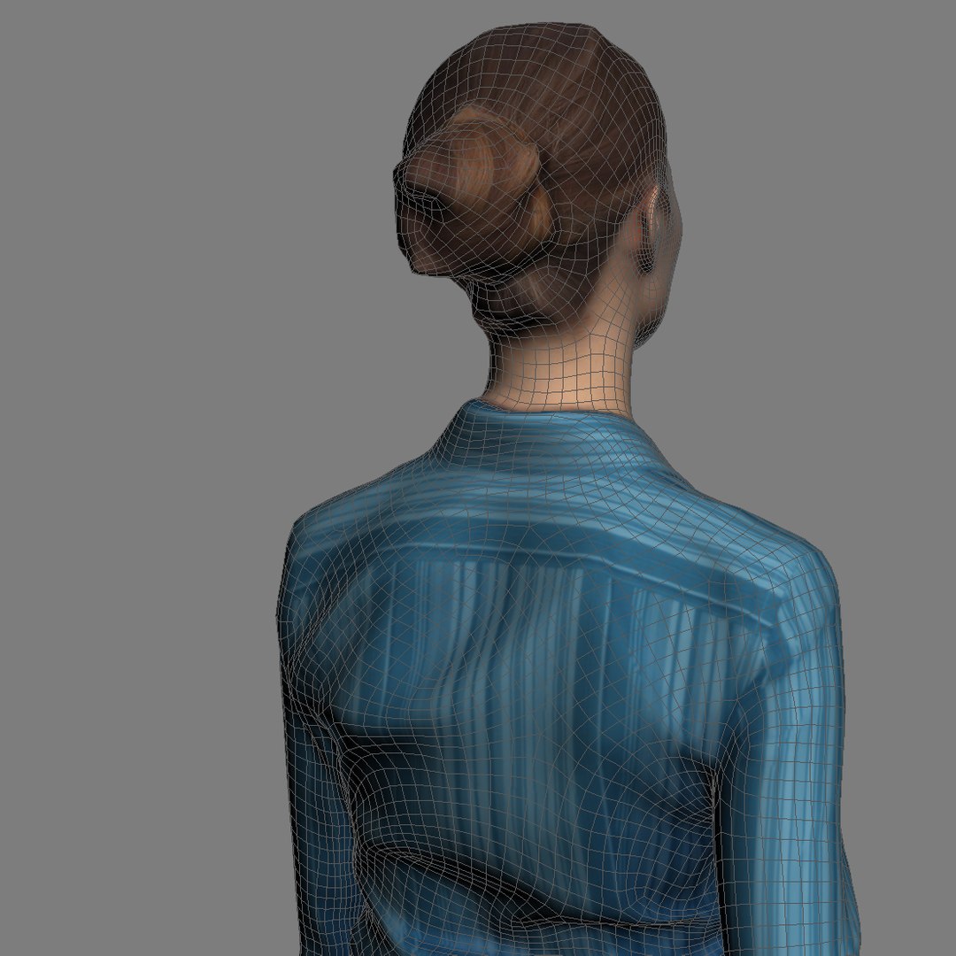 Obj Realistic Human