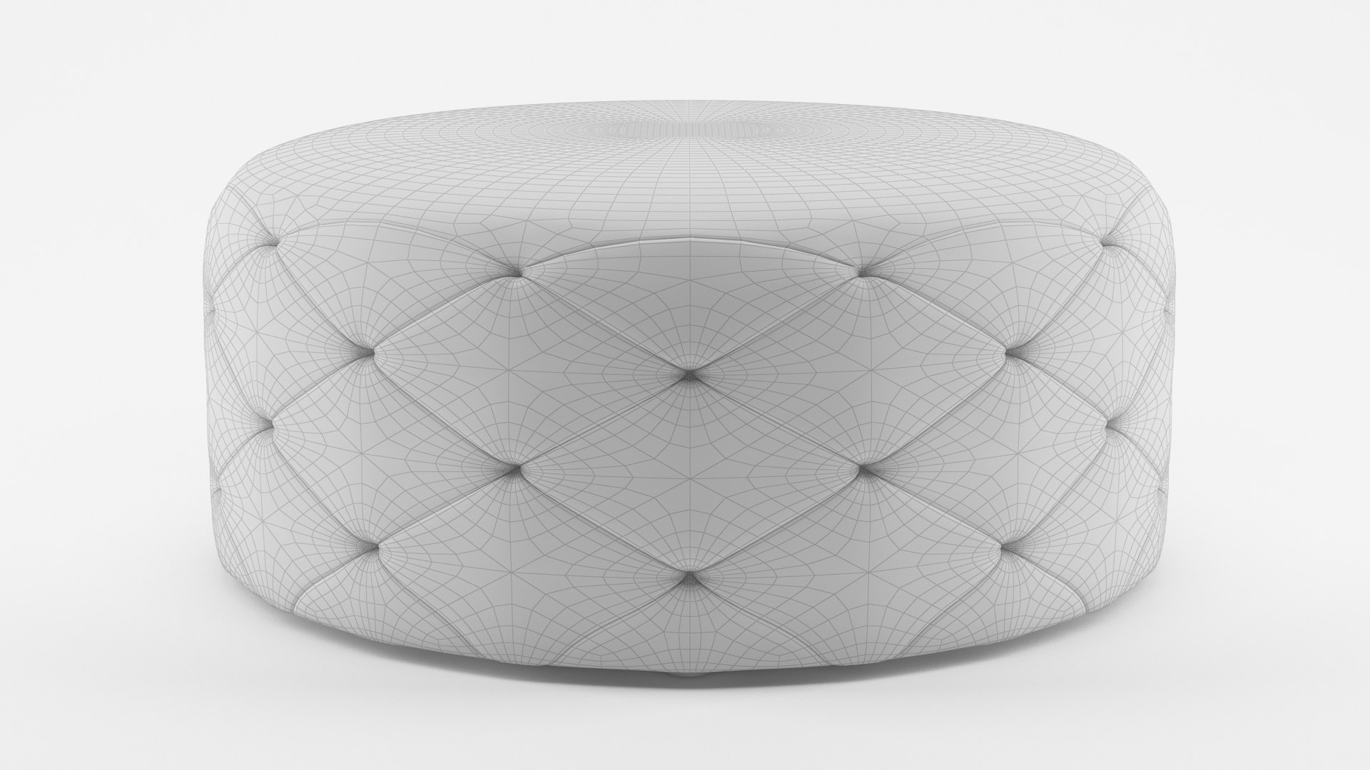 furniture pouffe pouf 3d model