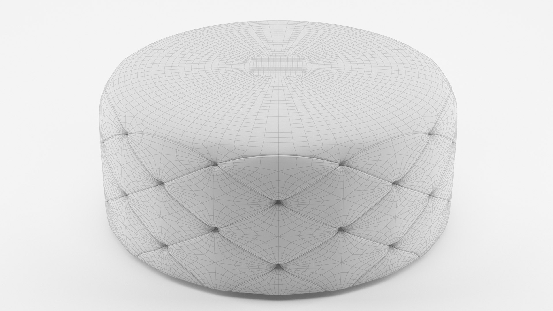 furniture pouffe pouf 3d model