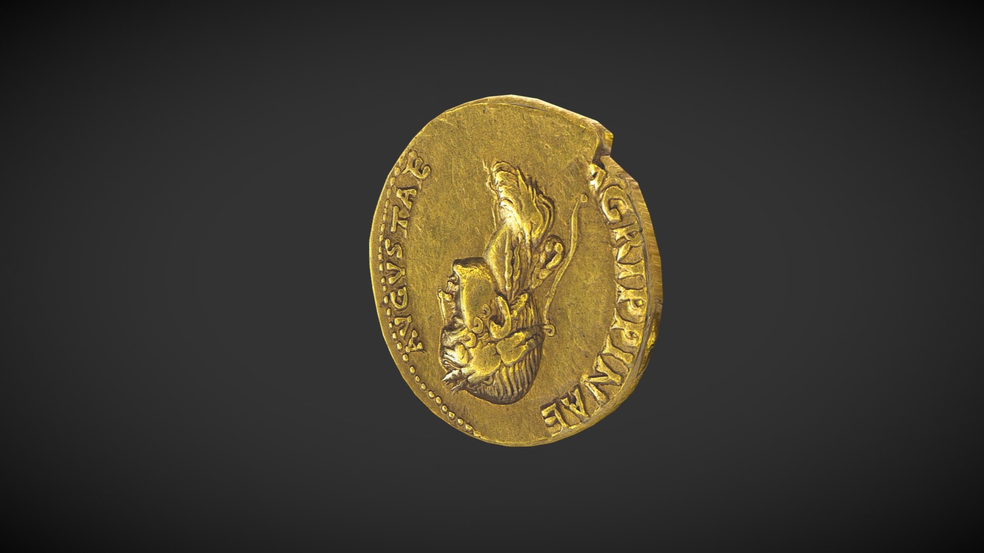 3D Gold Coin - TurboSquid 1639120