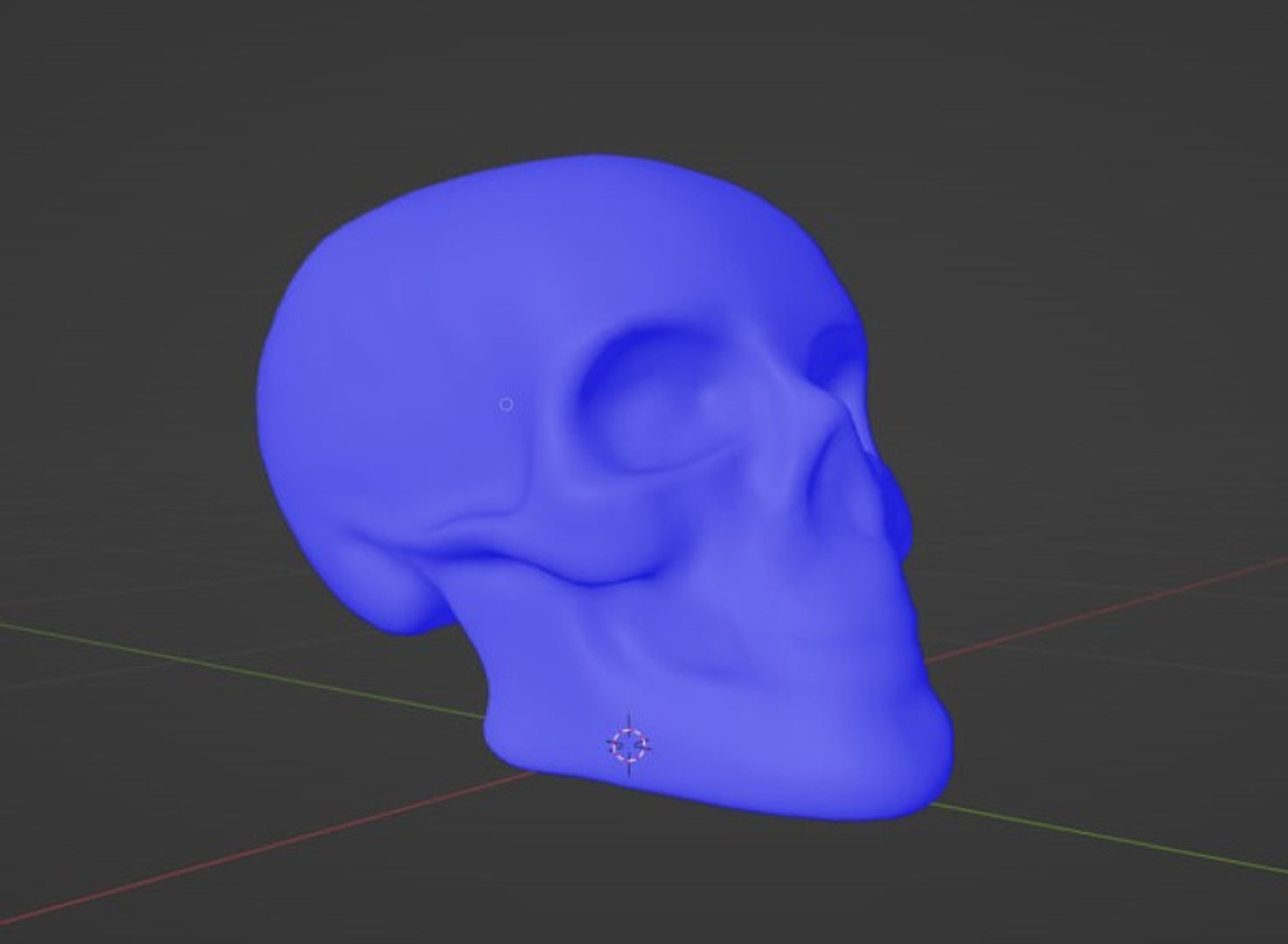 Charred Skull Low-poly 3D - TurboSquid 2201046