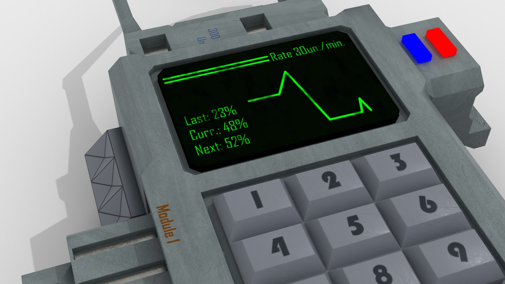 Energy Meter 3D Model - TurboSquid 2286021