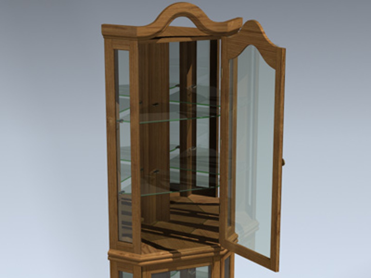 3d Model Curio Cabinet