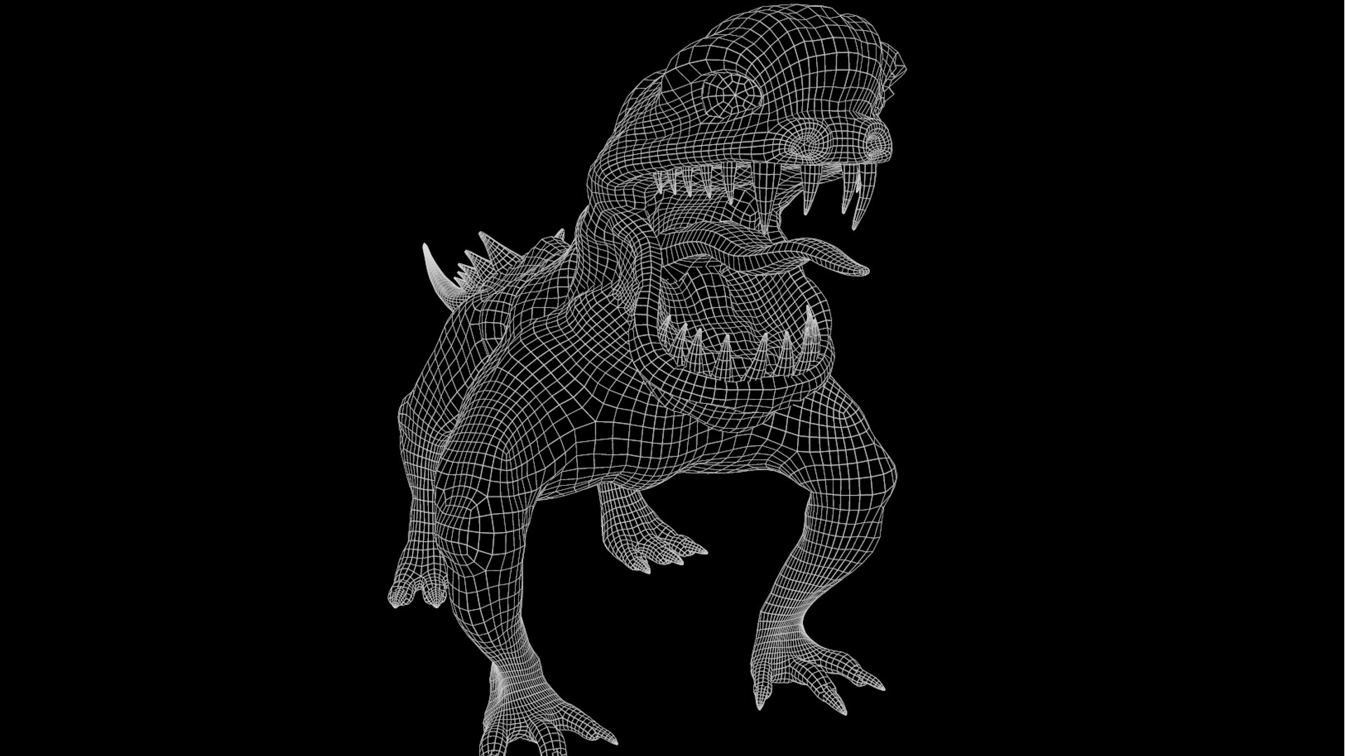 3D Angry Bite - TurboSquid 1716100