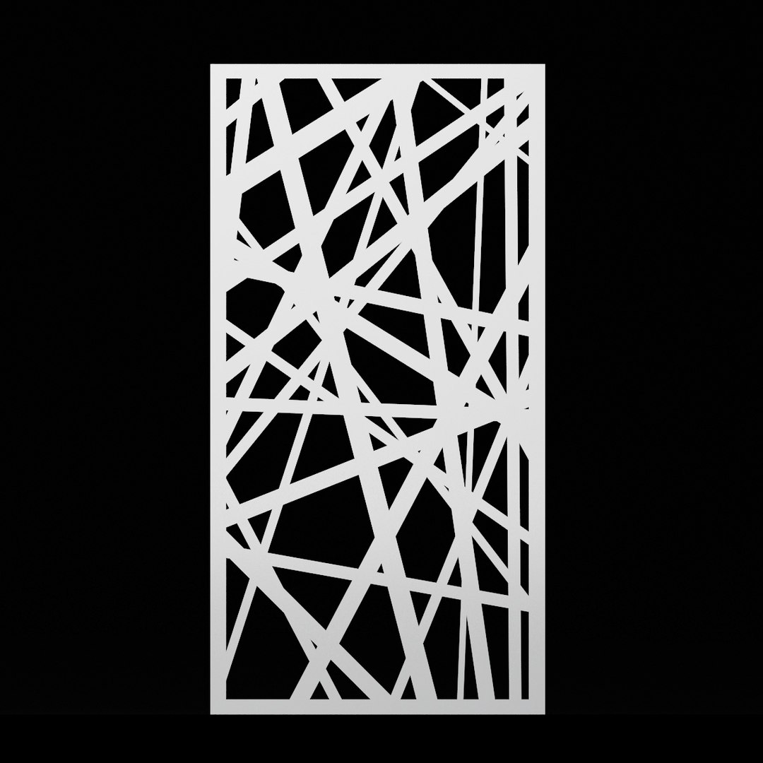 Cnc Panel Lines Solid 3D Model - TurboSquid 1320126