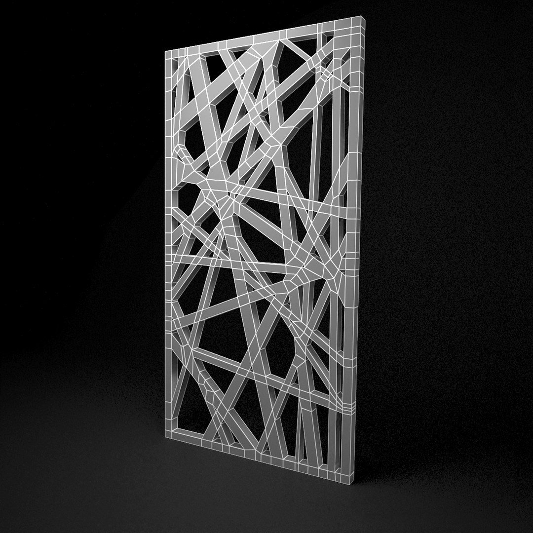 Cnc Panel Lines Solid 3D Model - TurboSquid 1320126