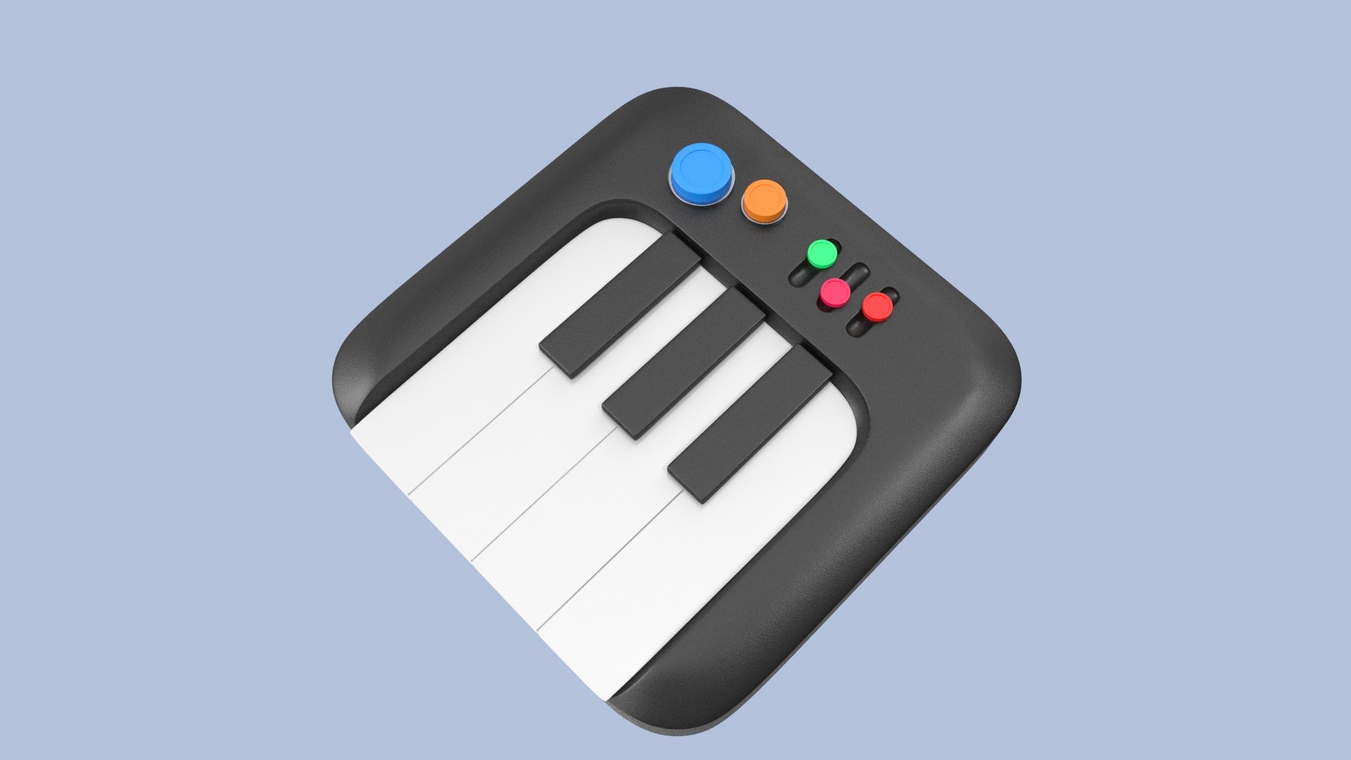 3D Keyboard Cartoon Style Model - TurboSquid 2101253