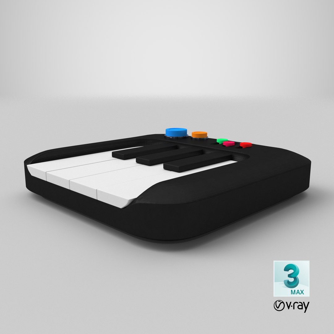 3D Keyboard Cartoon Style Model - TurboSquid 2101253