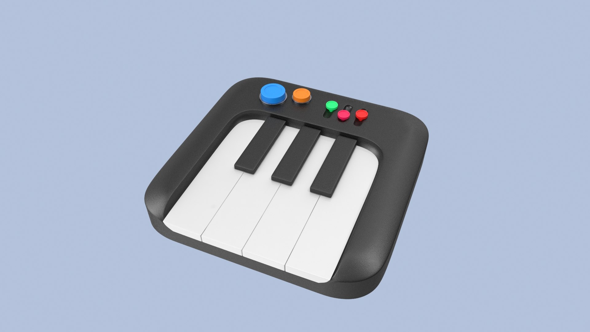 3D Keyboard Cartoon Style Model - TurboSquid 2101253