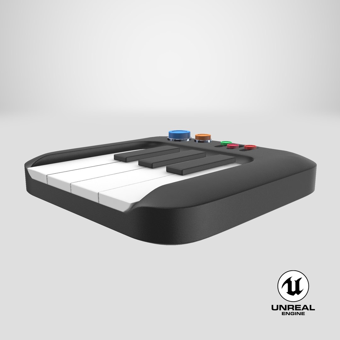 3D Keyboard Cartoon Style Model - TurboSquid 2101253