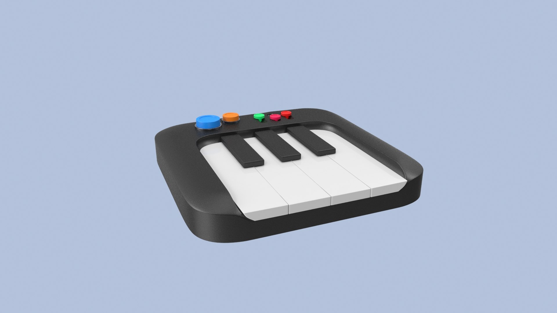 3D Keyboard Cartoon Style Model - TurboSquid 2101253