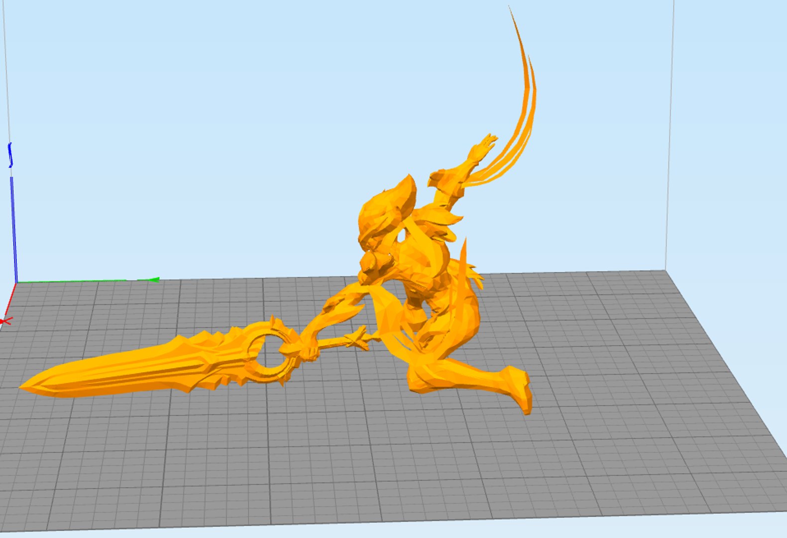 3D Leauge Riven Model - TurboSquid 1236036