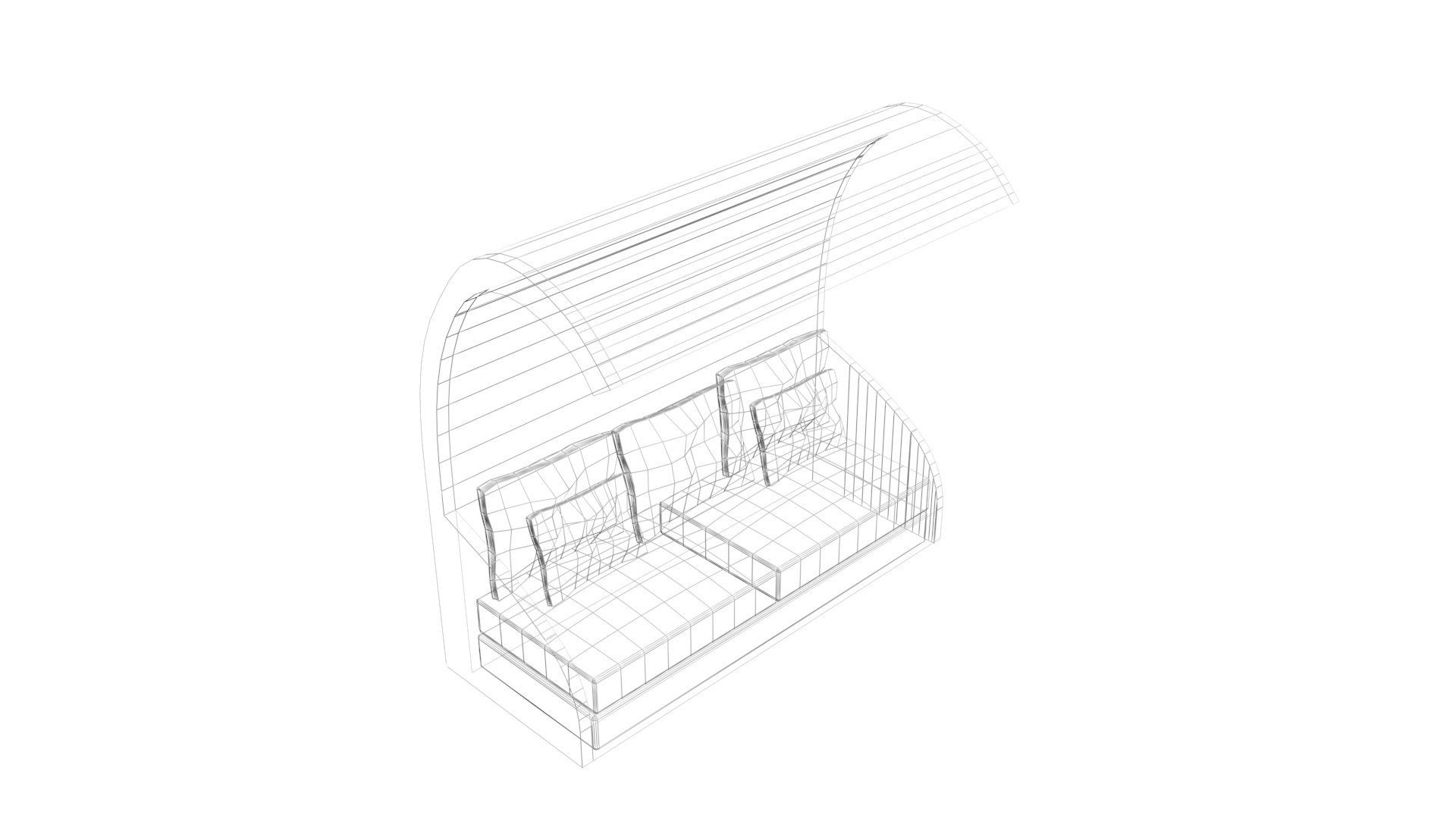 Outdoor Sofa 3D model - TurboSquid 1724576