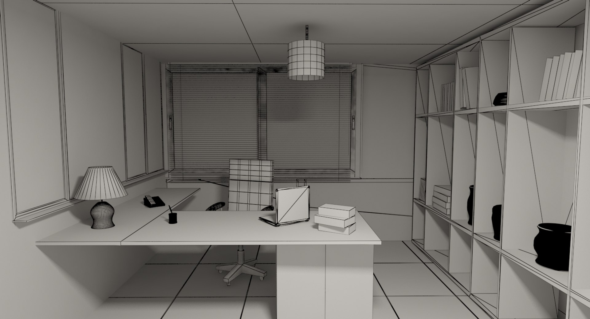 Office Modern Simple 3D Model - TurboSquid 1268670