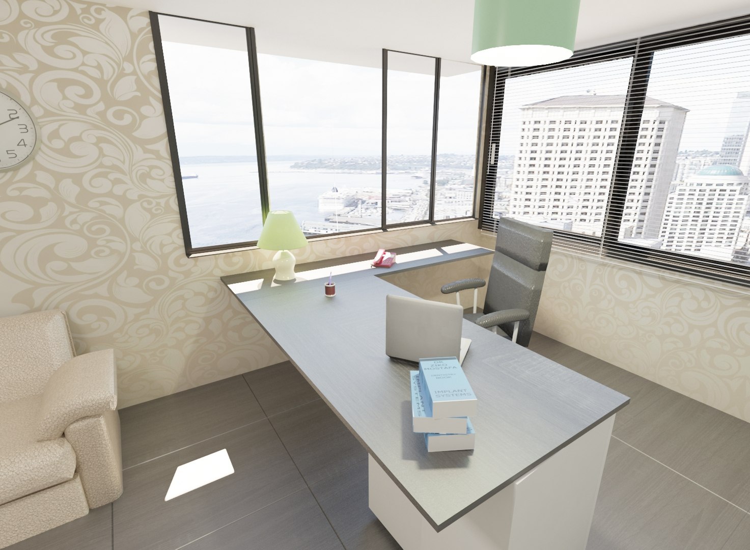 Office Modern Simple 3D Model - TurboSquid 1268670