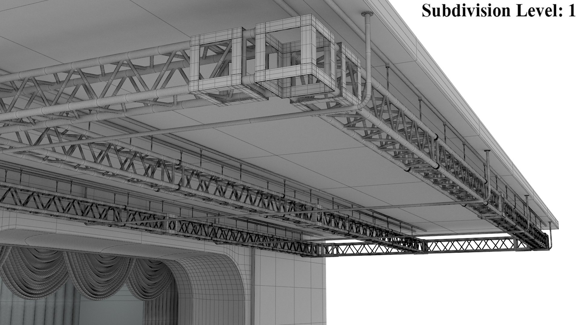 3D Real Theater Stage - TurboSquid 1631131