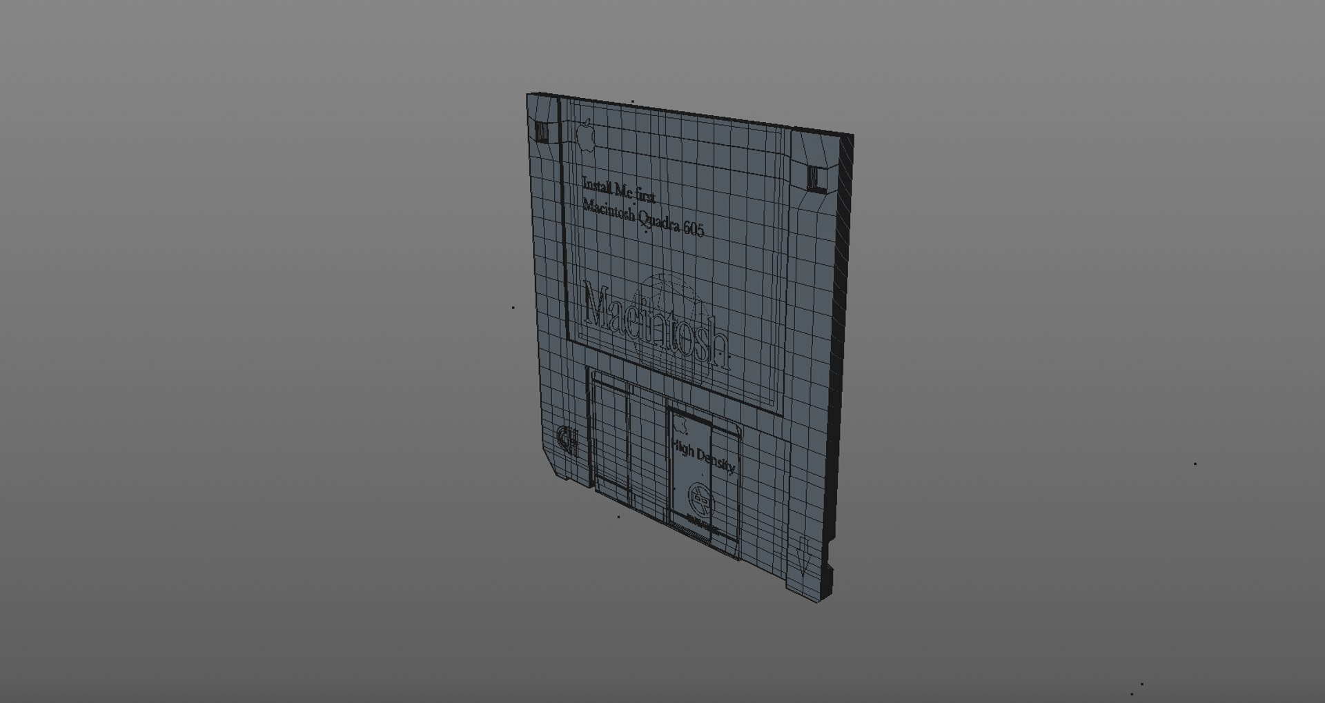 Apple Macintosh Floppy Disk 3D Model - TurboSquid 1415157