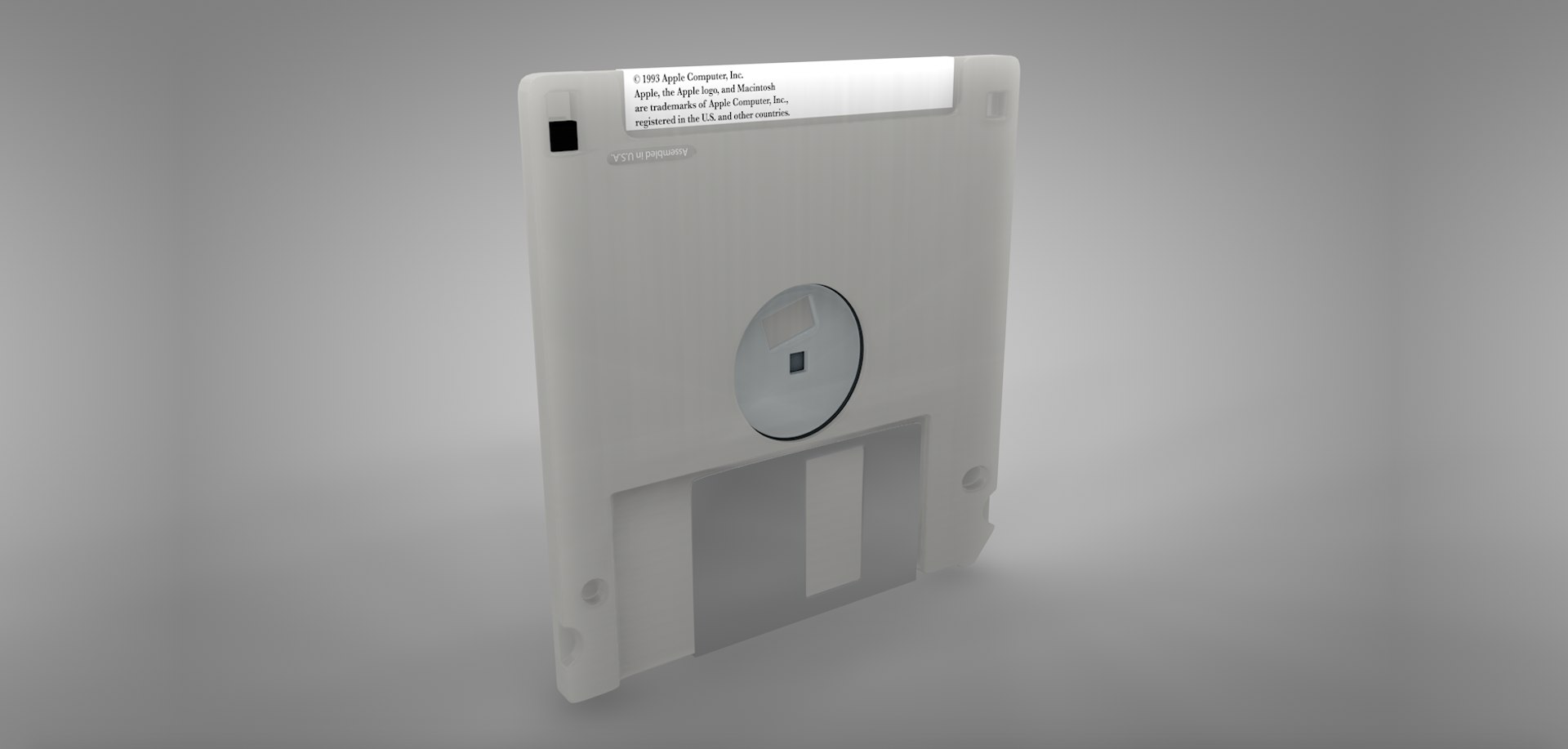Apple Macintosh Floppy Disk 3D Model - TurboSquid 1415157
