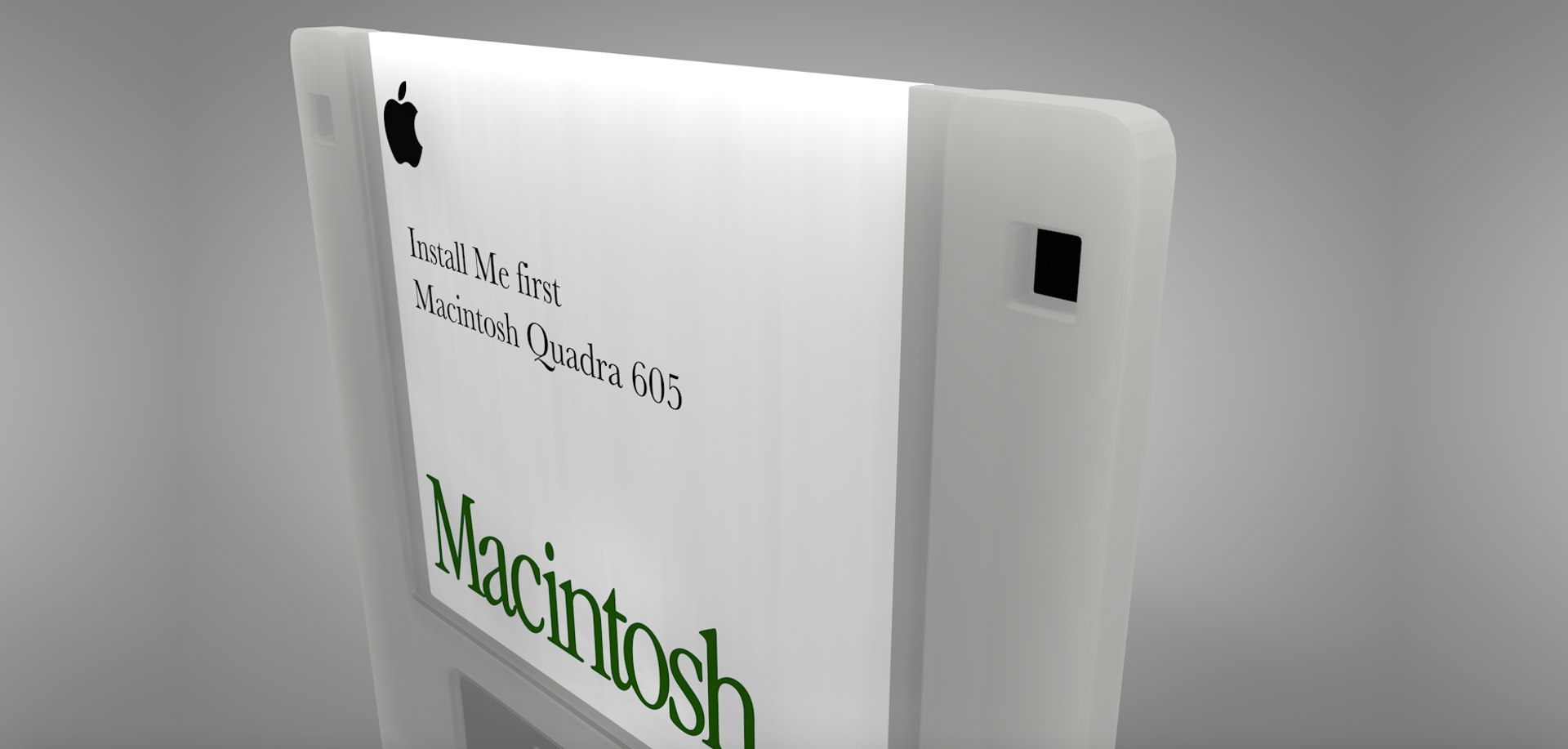 Apple Macintosh Floppy Disk 3D Model - TurboSquid 1415157