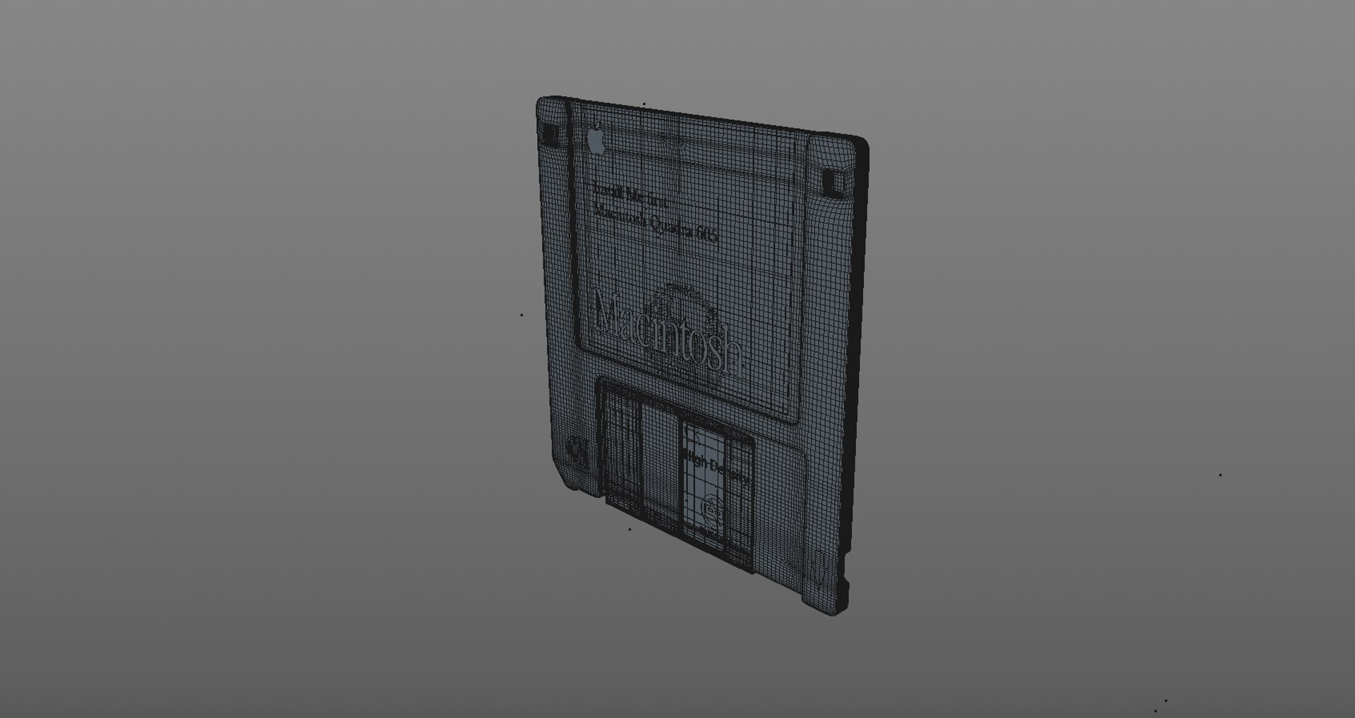 Apple Macintosh Floppy Disk 3D Model - TurboSquid 1415157