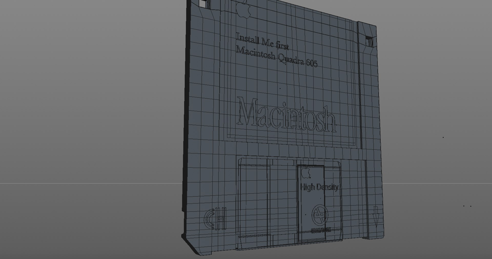 Apple Macintosh Floppy Disk 3D Model - TurboSquid 1415157