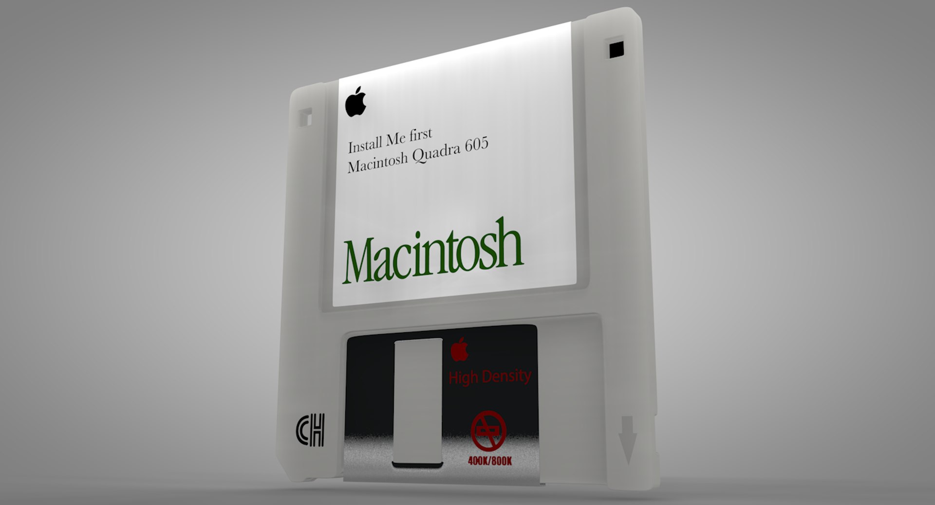Apple Macintosh Floppy Disk 3D Model - TurboSquid 1415157