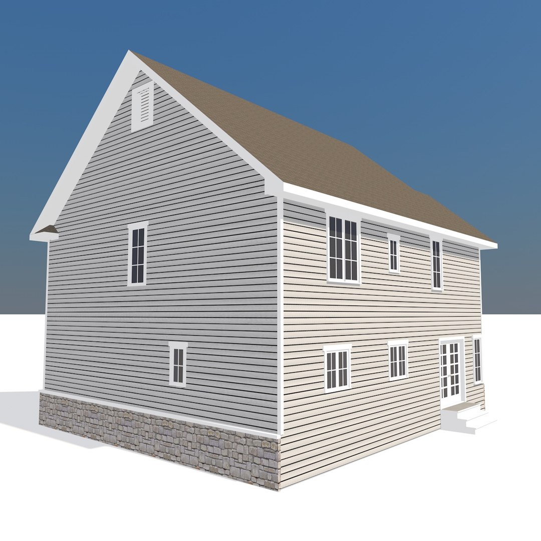 3d Early American Model