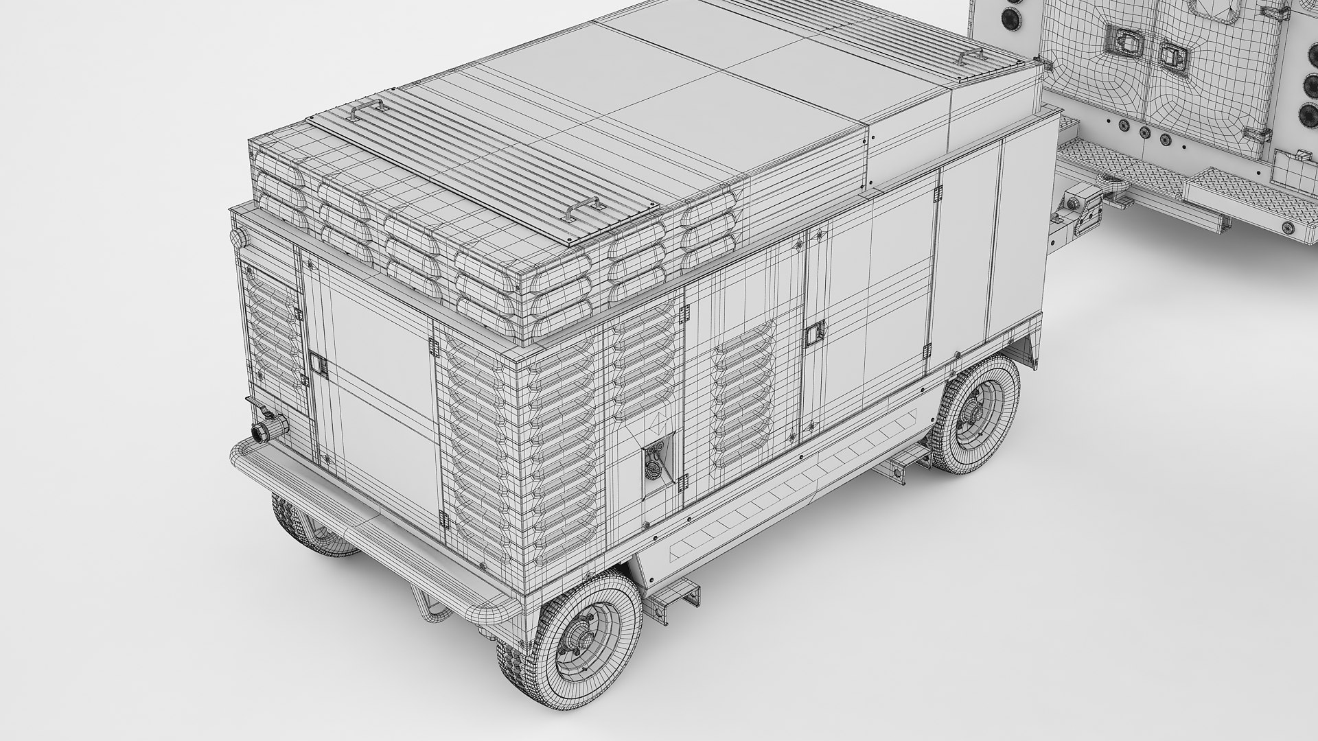 3D Service Truck Cabin 06 model - TurboSquid 1765557